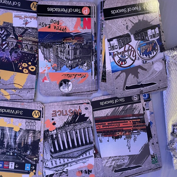 RED Oracle Deck - Etsy