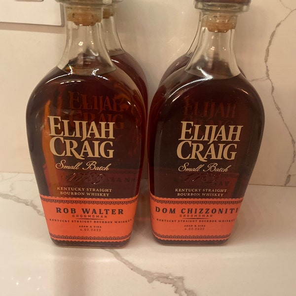 Bulleit Bourbon Whiskey Label, Bourbon Label, Custom Bourbon Bottle ...