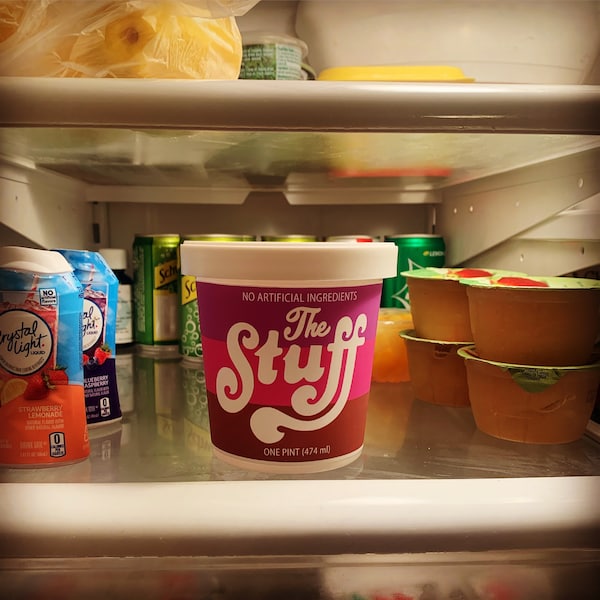 The Stuff Pint Container Movie Prop Dessert Horror 1985 VHS - Etsy