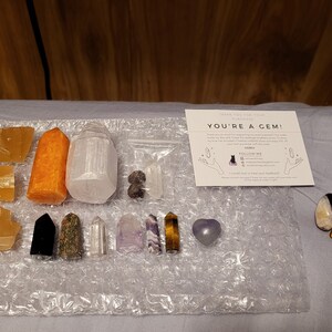 Crystal Starter Set Beginner Crystal Collection Kit Amethyst - Etsy