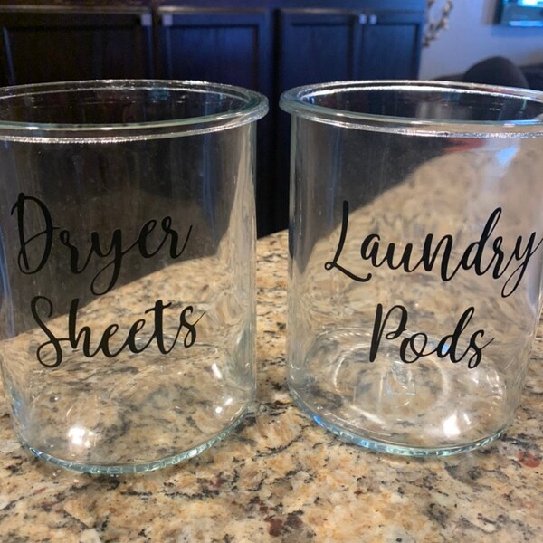 Laundry Pods Label Decal / Laundry Room Decor / Laundry Detergent Label ...