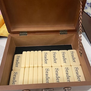 Personalized Mini 4-player Shut the Box Natural - Etsy