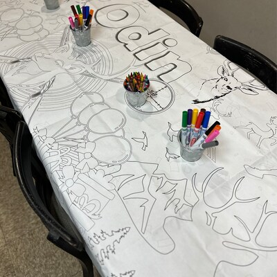 Total Solar Eclipse 2024 Coloring Poster Solar Eclipse Party Decor ...