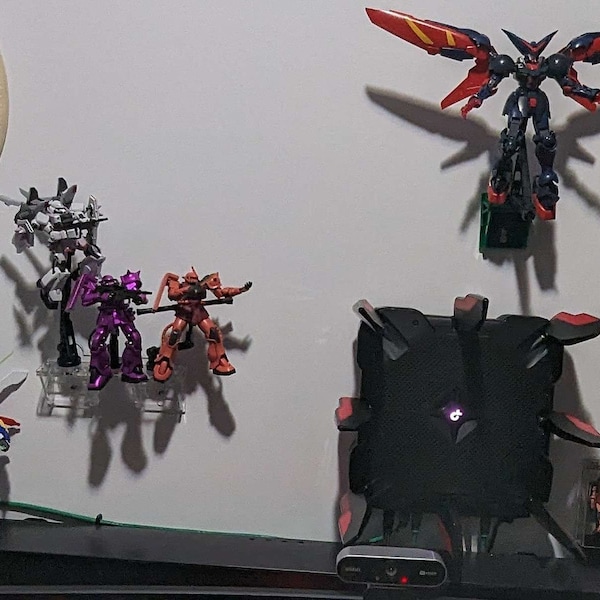 1/100 and 1/144 HG MG RG Gundam Gunpla Scale Model Acrylic Display Wall ...