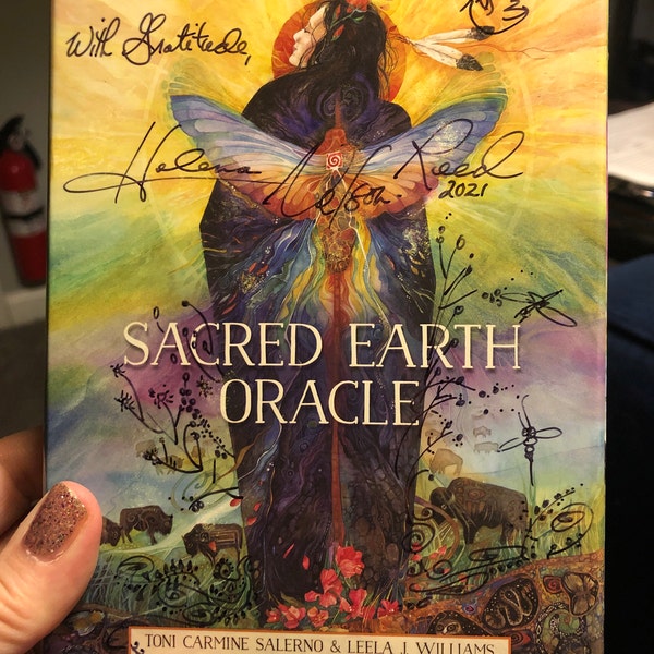 Sacred Earth Oracle Deck, SIGNED Art by Helena Nelson - Reed, Text by ...
