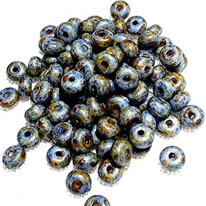 100pcs Dark Red Beads 3mm Czech Glass Beads 3mm Tiny Round Beads Red ...