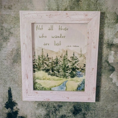 Metro Distressed White Photo Frame, White Wood Picture Frame, A4 Frame ...