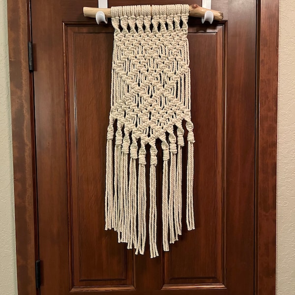 Macrame PATTERN - Written PDF and Knot Guide - Diy Macrame Wall Hanging ...