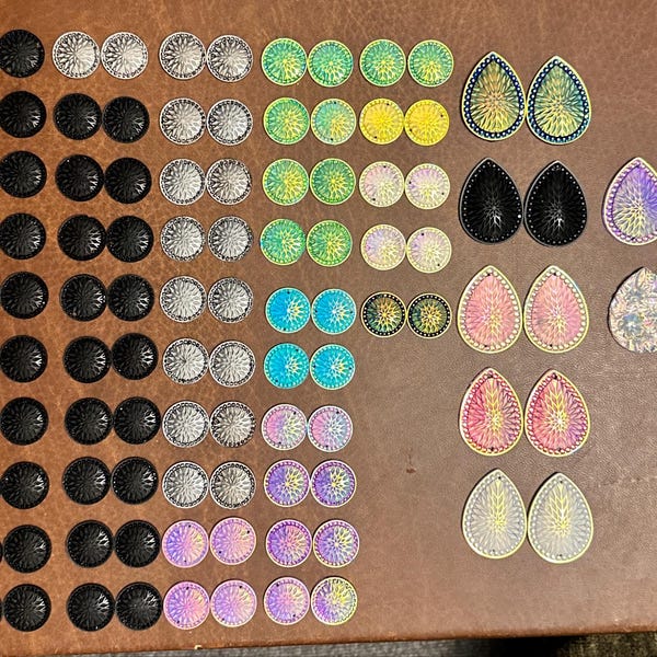 AB 20 Mm Shiny Round Flat Back Cabochons, Round Resin Cabochons for ...
