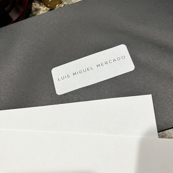 Custom Individual Guest Address Labels- Modern Guest Address Labels - Etsy