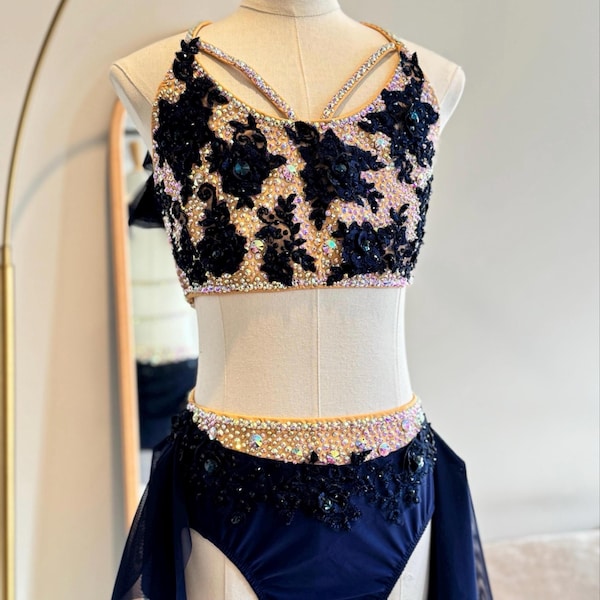 Dance Competition Solo Costume Customizable Lyrical Contemporary Two ...