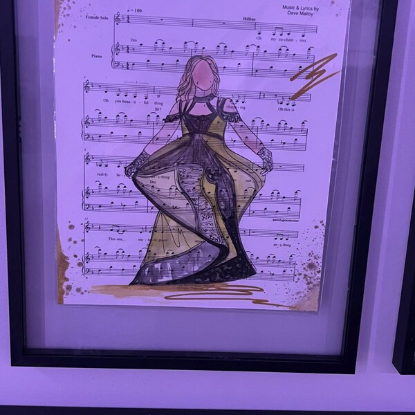 Moulin Rouge Derek Klena Sheet Music Art - Etsy