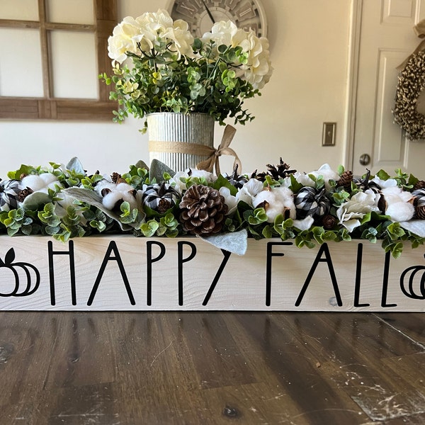 Fall Table Centerpiece/fall Decor/thanksgiving Decor/fall Centerpieces ...