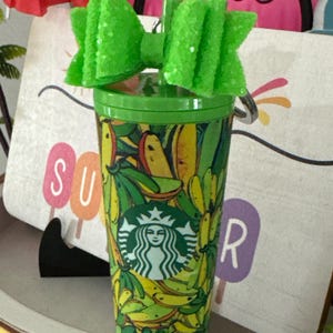 Light Pink Embossed Stanley Bow | Starbucks Straw Bow | Stanley ...