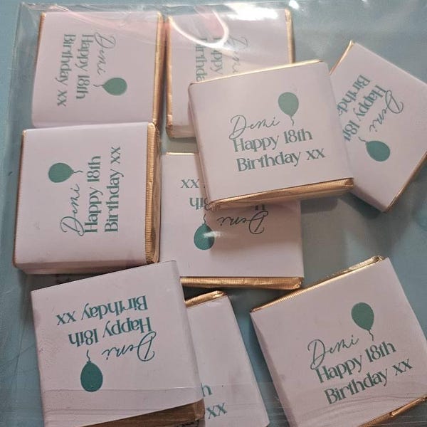 QR Code LOGO Personalised Chocolates for Your Business, Work Events and ...