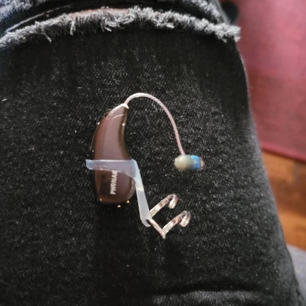 Hearing Aid Retention Chain + Deafmetal Holster Keeps Hearing Aids ...