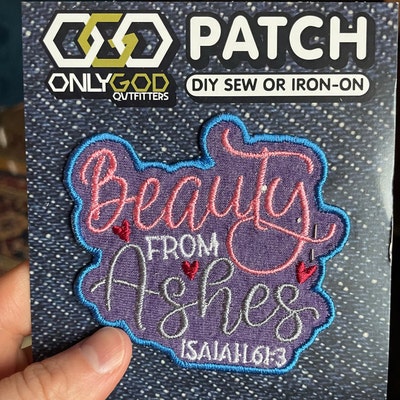 Love Jesus Patch Metallic Lime Green Heart Shaped Iron on or Sew on ...