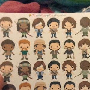 TWD Zombie Apocalypse Stickers - Etsy