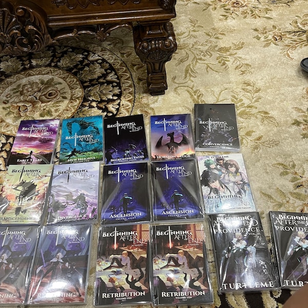 The Beginning After the End Light Novel Full Set Vol. 1-11 English ...
