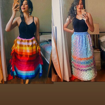 Medicine Wheel Colors Ribbon Skirt Cotton Ribbon Skirts - Etsy