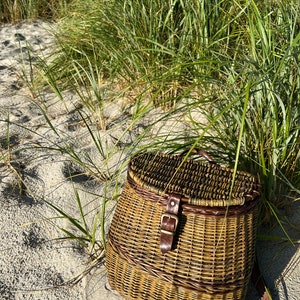 Farmer Market Wicker Backpack With Durable Canvas Straps - Etsy