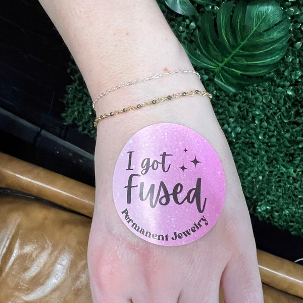 Permanent Jewelry Sticker, Permanent Jewelry Marketing, Pop-up, PJ ...