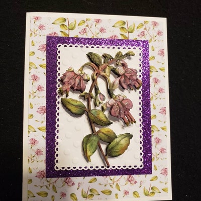 DIY Card Kit Fuchsia Card Kit Birthday Card Kit Valentines - Etsy
