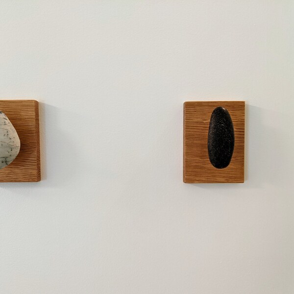 Wood Backing for Rock Knob Hook, Towel Hanger, Mounting Kit for Rock ...