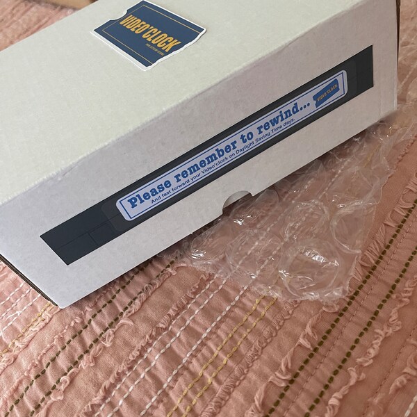 Handmade VHS Clock | Upcycled VHS Tape Art | Retro Wall Decor | Unique ...