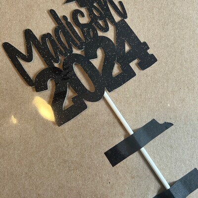 Class of 2024 Cake Topper, 2024 Cake Topper, 2024 Graduation Party ...