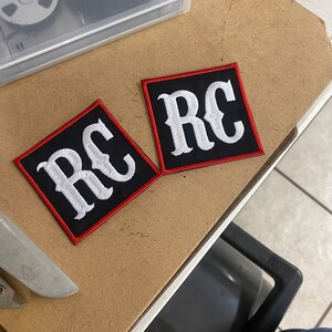 Custom Embroidered Top and Bottom Rocker Set MC Biker Patch 617 Sizes ...