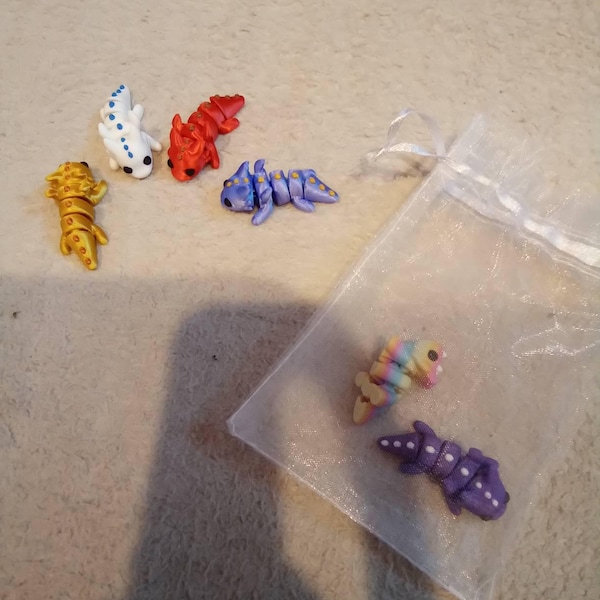 3D Printed Marine Animal Toy Bundle, Colorful Fidget and Sensory Aids ...
