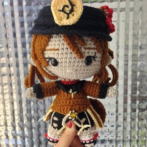 Crochet PDF Pattern: hu Tao & Boo Tao Chibi Amigurumi - Etsy