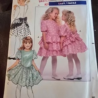 Simplicity 9045 Pattern UNCUT 1990s Vintage Retro Empire Waist Dress ...
