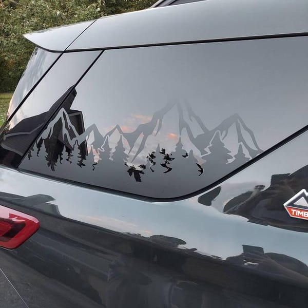 Fits 2011-2019 Ford Explorer Rear Side Window Floral Flowers Decal ...