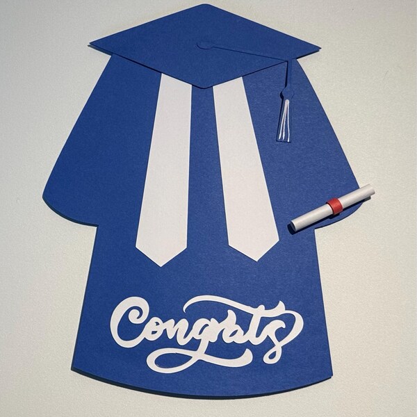 Graduation Money Holder, DIY Graduation Card, Cap and Gown Svg ...