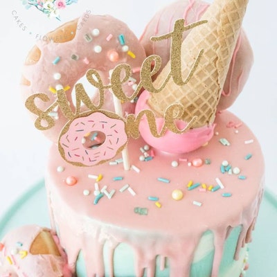 Sweet One Donut SVG, One Sweet Girl SVG, 1st Birthday Donut Party Cut ...