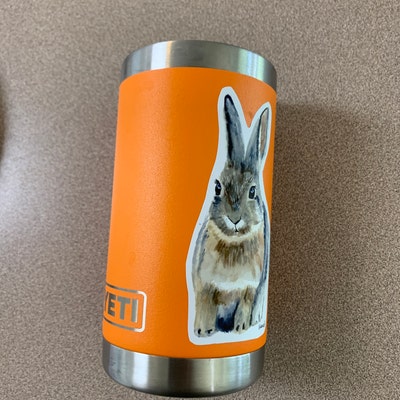 Bunny Stickers Adorable Rabbit Vinyl Stickers for Water - Etsy