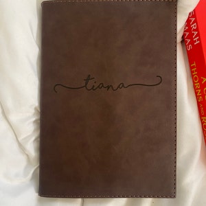 Personalized Leather Journal, Personalized Notebook, Leatherette ...