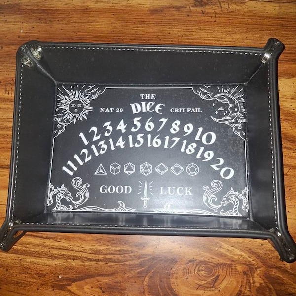 Divine Serpent Dice Tray Dice Rolling Tray for Dnd, Dungeons and ...