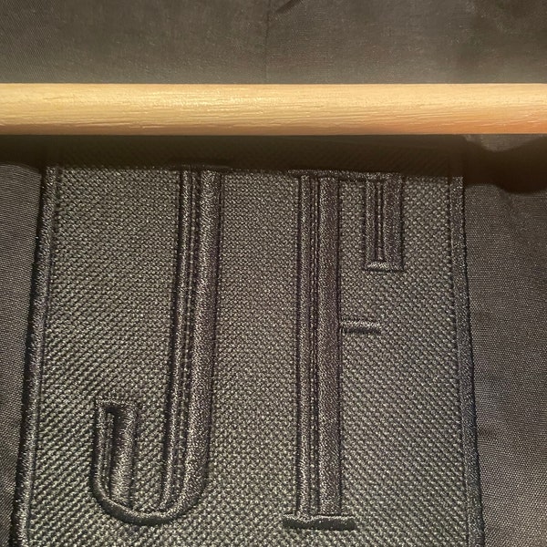 Monogram Initial Embroidered Patch, Iron on and Sew on Patch ...