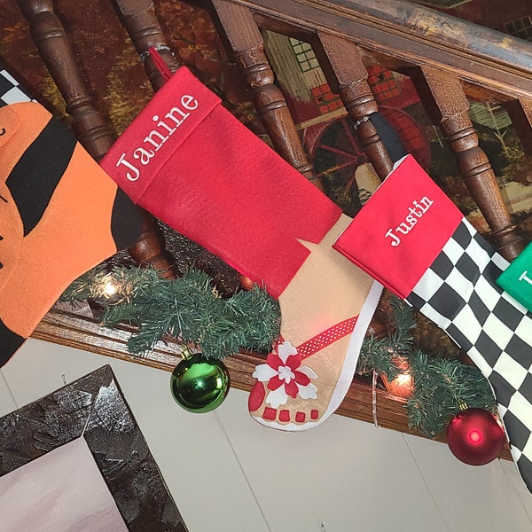 Race Car Driver Stocking With FREE Embroidered Name - Etsy