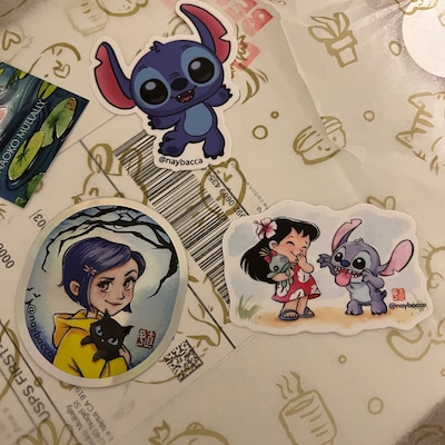 Stitch Stickers - Etsy