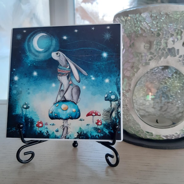 Premium Metal Coaster Holder - Slate Coaster Holder - Coaster Display ...