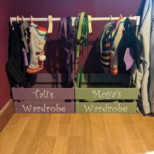 Beige Dog Wardrobe, Dog Harness Storage, Dog Closet, Dog Clothing, Dog ...