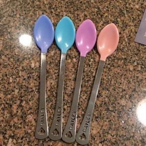 Personalized Baby Girl Spoons Personalized Baby Gifts for Girls Baby ...