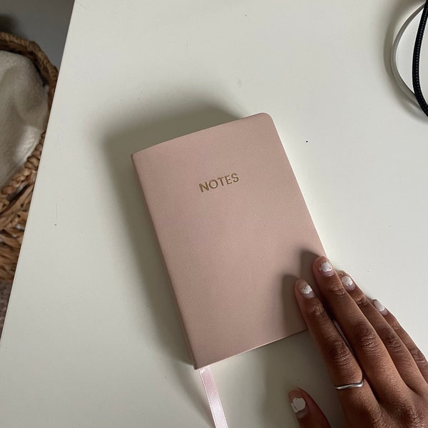 Pastel Soft Cover Notebook, Notepad PU Leather Cover, Portable Diary ...