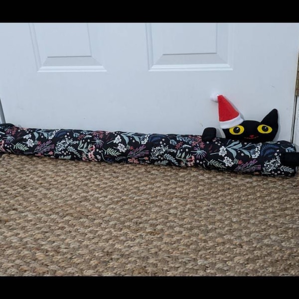 Window Stopper Light Gray Melange With a Cat Face Energysaving Draft ...