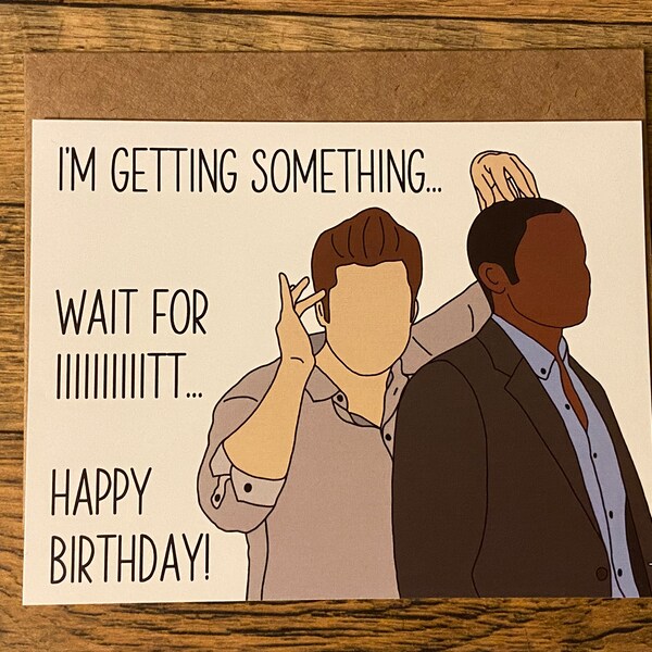 Psych Birthday Card - Shawn and Gus, Wait for It, Psych TV Show, Funny ...