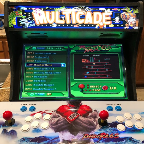 Pandora's Box Ready Arcade Cabinet Kit, up to a 23in Screen, LVL23P ...